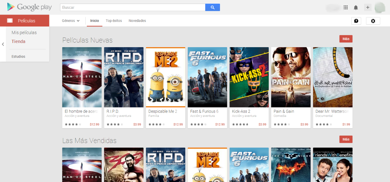 GOOGLE PLAY MOVIES EN ECUADOR :: TECNOLOGIA EC